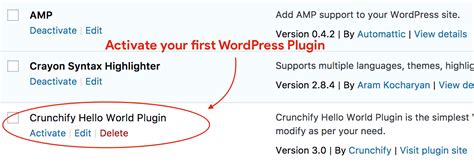 How To Create First Wordpress Plugin Step By Step Guided Tour With Sample Code • Crunchify