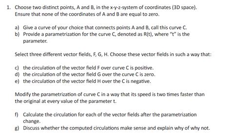 Solved Choose Two Distinct Points A And B In The Chegg Com