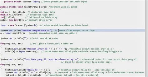 Program Array Dimensi Satu Pada Java Mrdark Wizard