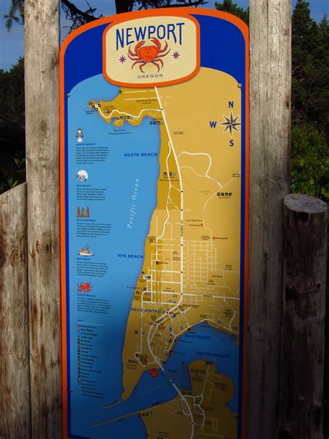 Newport Oregon Map Newport Oregon Activities Rrrm