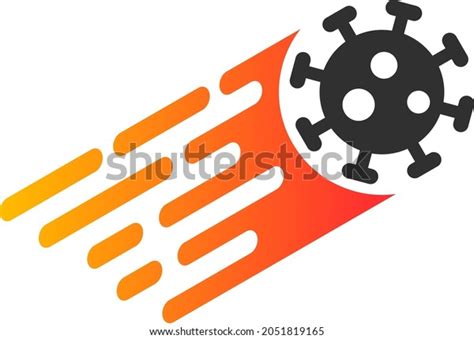 Rush Virus Vector Illustration Flat Illustration Stock Vector Royalty