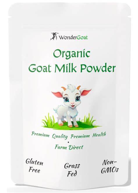 Wondergoat Organic Goat Milk Powder The Dairy Of The Worlds Tallest