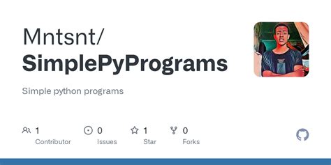 Github Mntsntsimplepyprograms Simple Python Programs