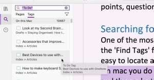 Staying Organised How To Use Tags In OneNote OneNote Templates