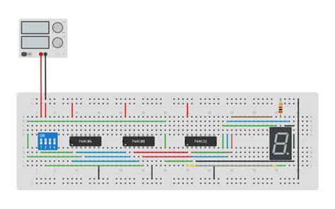 Circuit Design Circuito Portas LÓgicas Tinkercad