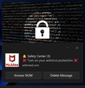 How To Remove Fake McAfee Pop Up Alerts Virus Removal