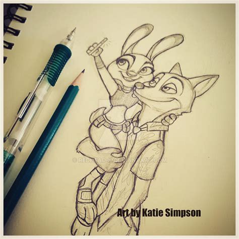 Judy And Nick Selfie By Redhead K On Deviantart