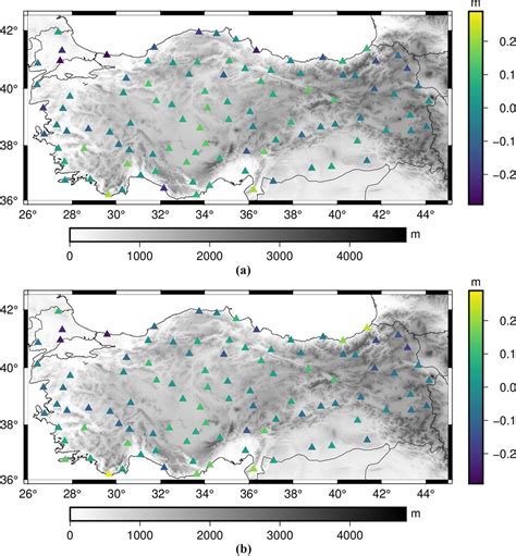 Residual Geoid Heights After 1 Parameter Fitting Which Removes Only A Download Scientific