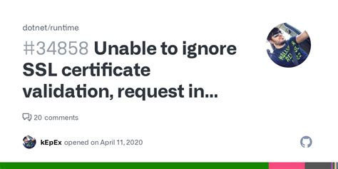 Unable To Ignore Ssl Certificate Validation Request In Curl Works Fine · Issue 34858 · Dotnet