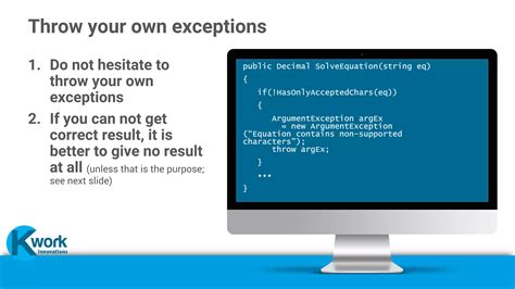 C Exception Best Practices Ppt