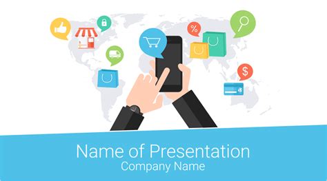 E Commerce Background For Ppt