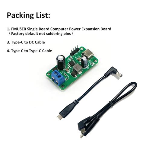 Fmuser Single Board Computer Power Expansion Board 5v5a High Power Buck Converter Ideal For