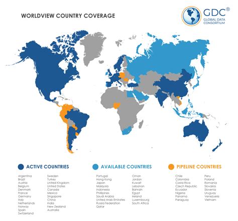 Our Worldview Platform Covers 58 Global Data Consortium