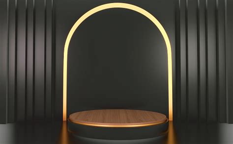 연단 쇼 화장품 기하학적 양식 실린더 연단 흰색 배경3d 렌더링 0명에 대한 스톡 사진 및 기타 이미지 0명 3차원 형태 개념 Istock