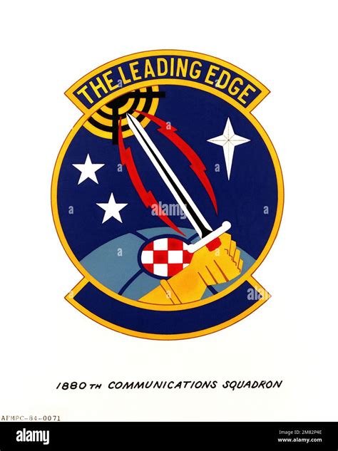Official Emblem For The 1880th Communications Squadron Country