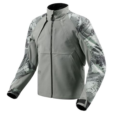 Revit Continent Jacket Mid Grey Adventure Rider