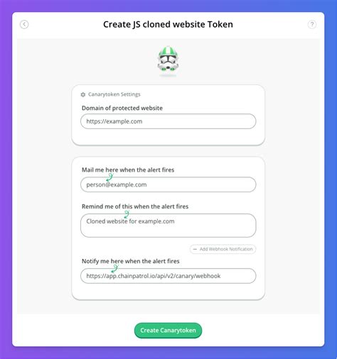 Canary Tokens Chainpatrol