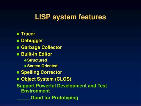 ppt symbolic programming and lisp cs570 lecture notes by jin hyung