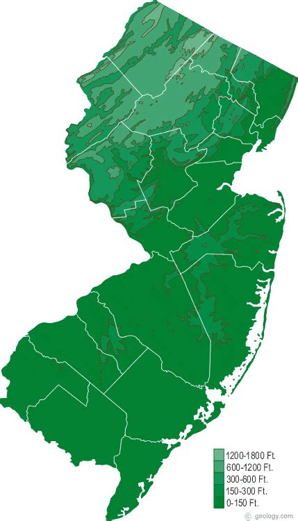 Map Of New Jersey