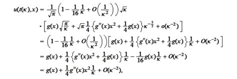 Asymptotic Expansion For Black Equation