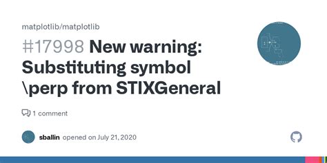 New Warning Substituting Symbol Perp From Stixgeneral · Issue 17998