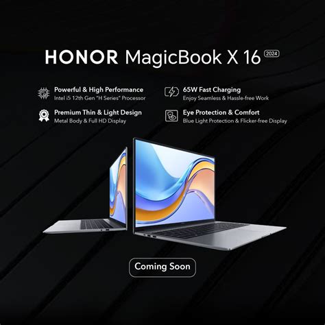 Honor MagicBook X With Th Gen Intel I CPU Launching Soon In India Gizmochina