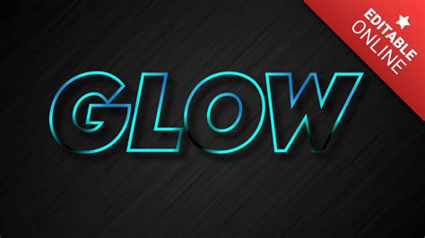 Neon Glow Text Effect Font Generator