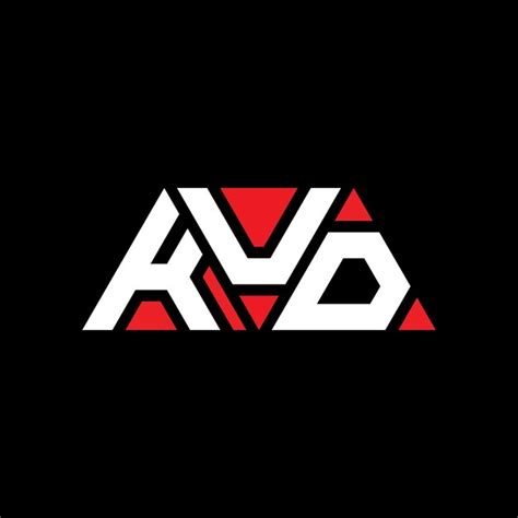 Premium Vector Kud Triangle Letter Logo Design With Triangle Shape Kud Triangle Logo Design
