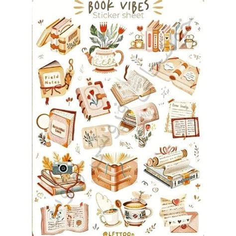 خرید و قیمت پک استیکر اسکرپ بوک روزانه و بولت ژورنال کتاب ونتیج و