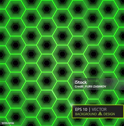 녹색 탄소 섬유 육각 패턴입니다 배경과 텍스처 됩니다 벡터 일러스트 Eps 10 0명에 대한 스톡 벡터 아트 및 기타 이미지 0명 검은색 금속 Istock