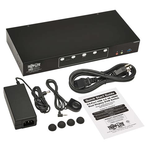 4 Port KVM USB 3 0 4K HDMI Dual Display Eaton