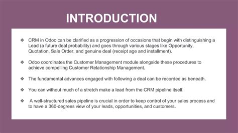 Customize Your Pipeline Stages In Odoo Crm Pptx