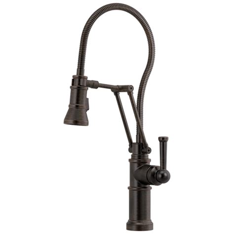 Brizo Artesso Articulating Faucet With Finished Hose Plumbtile