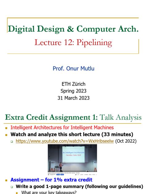 arch3 pipelining afterlecture pdf central processing unit digital