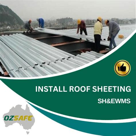 Installation Of Roof Sheeting Safe Work Method Statement