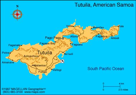Map American Samoa Territory Of Us Artofit