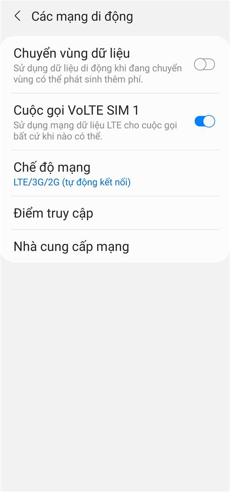 thắc mắc Xiaomi có VoLTE Page VOZ