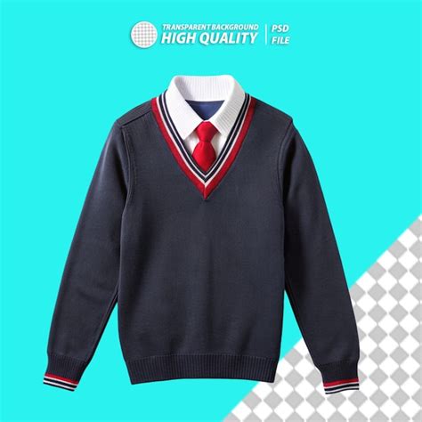 Premium Psd School Unifrom Sweater Png