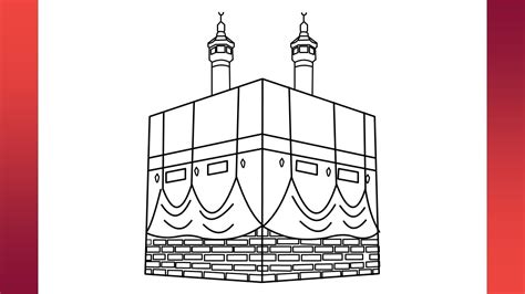 How To Draw Kaaba Easily Kaaba Drawing Tutorialpencil Sketch For Porn
