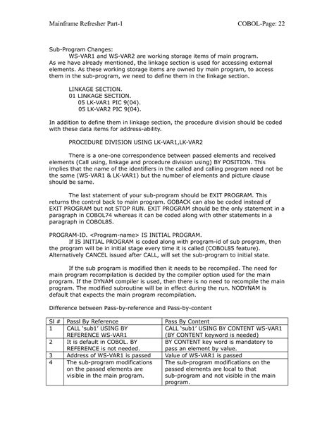 Mainframe Refresher Part 1 Pdf Programming Languages Computing