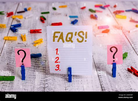 Text Sign Showing Faq S Business Photo Showcasing List Of Questions And Answers Relating To