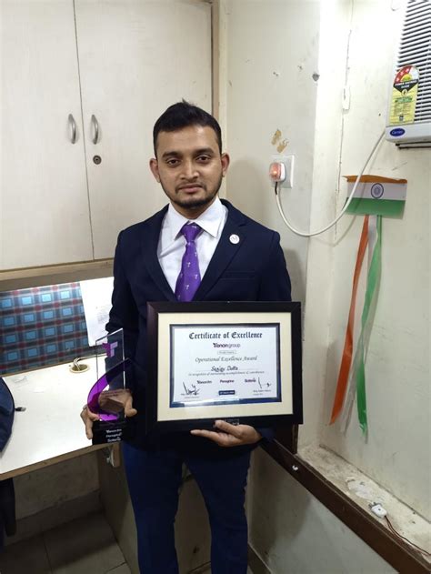 Sanjay Dutta On Linkedin Feeling Proud To Receive Operational Excellence Award 26 Comments
