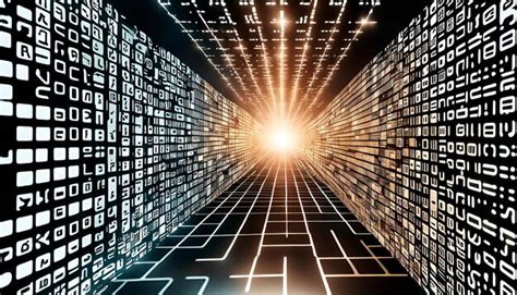 Abstract Matrix Code Premium Ai Generated Image