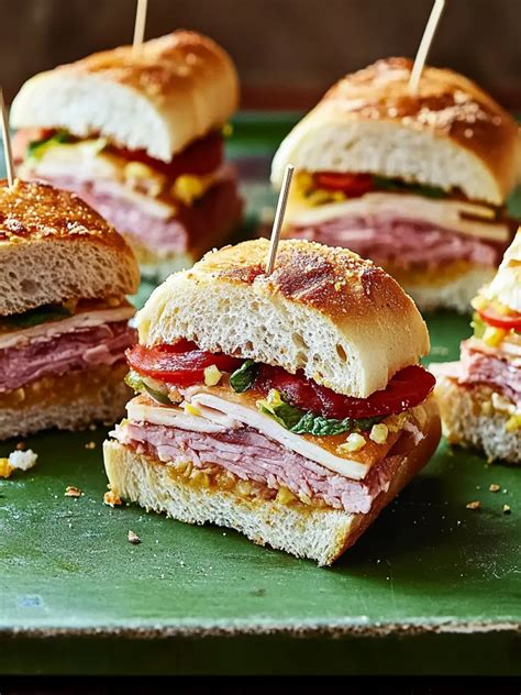 Irresistible Mini Muffuletta Sandwiches For Your Next Gathering