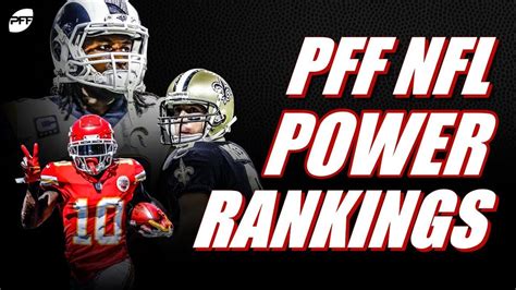 Nfl Power Rankings Week 6 Pff Youtube