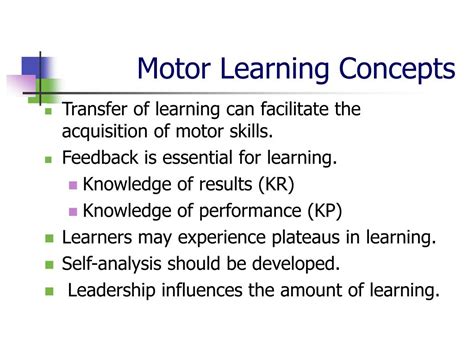 What Is Feedback In Motor Learning At Gilberto Morales Blog