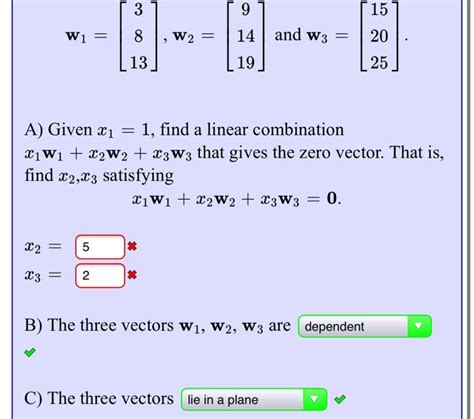 Solved 37 W1 8 W2 13 14 And W3 19 A Given X1 Chegg Com
