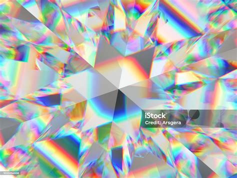 다이아몬드 구조 극단적인 근접 촬영 및 만화경입니다 상위 라운드 보석의 3d 렌더링 3d 그림 3차원 형태에 대한 스톡 사진 및 기타 이미지 Istock