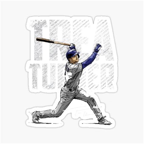 Trea Turner Bold Sticker For Sale By Wardwilliam90 Redbubble