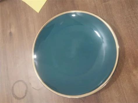 Gold Rimmed Dinner Plate At Rs 350piece Ceramic Dinner Plate In